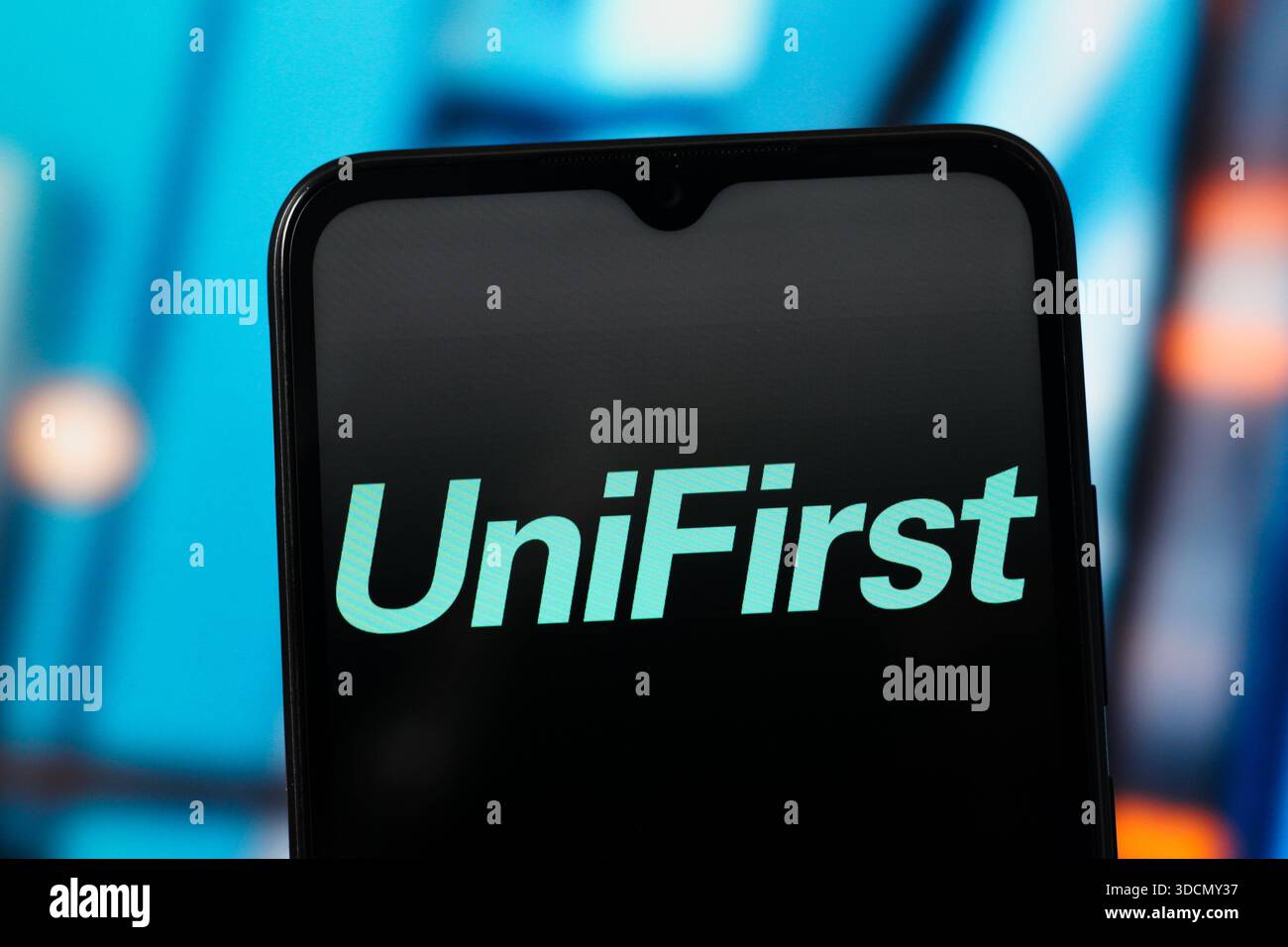 December 23, 2025, Canada: In this photo illustration, the UniFirst ...