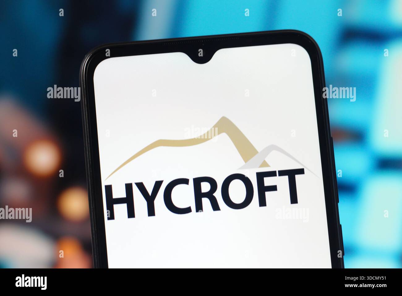 December 23, 2025, Canada: In this photo illustration, the Hycroft ...