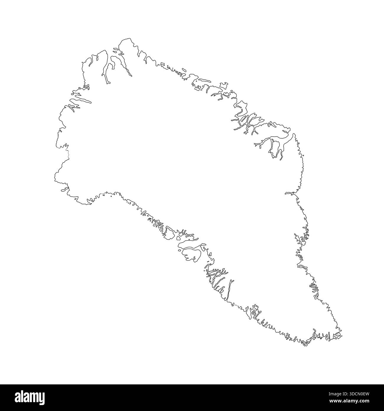 Map of Greenland, sign silhouette. World Map Globe. Vector Illustration ...