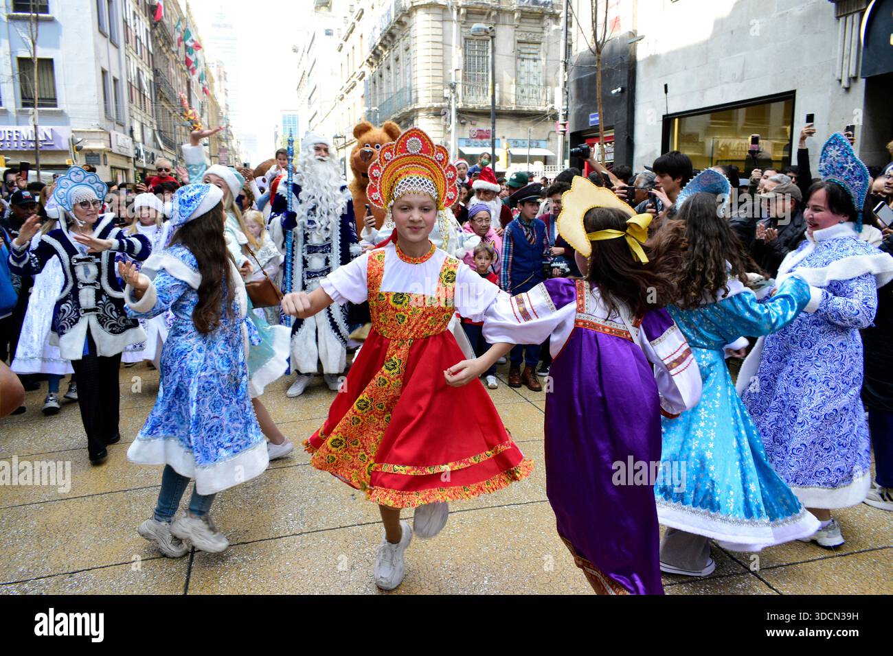 Russian community in Mexico taking part during the Ded Moroz - Russian ...