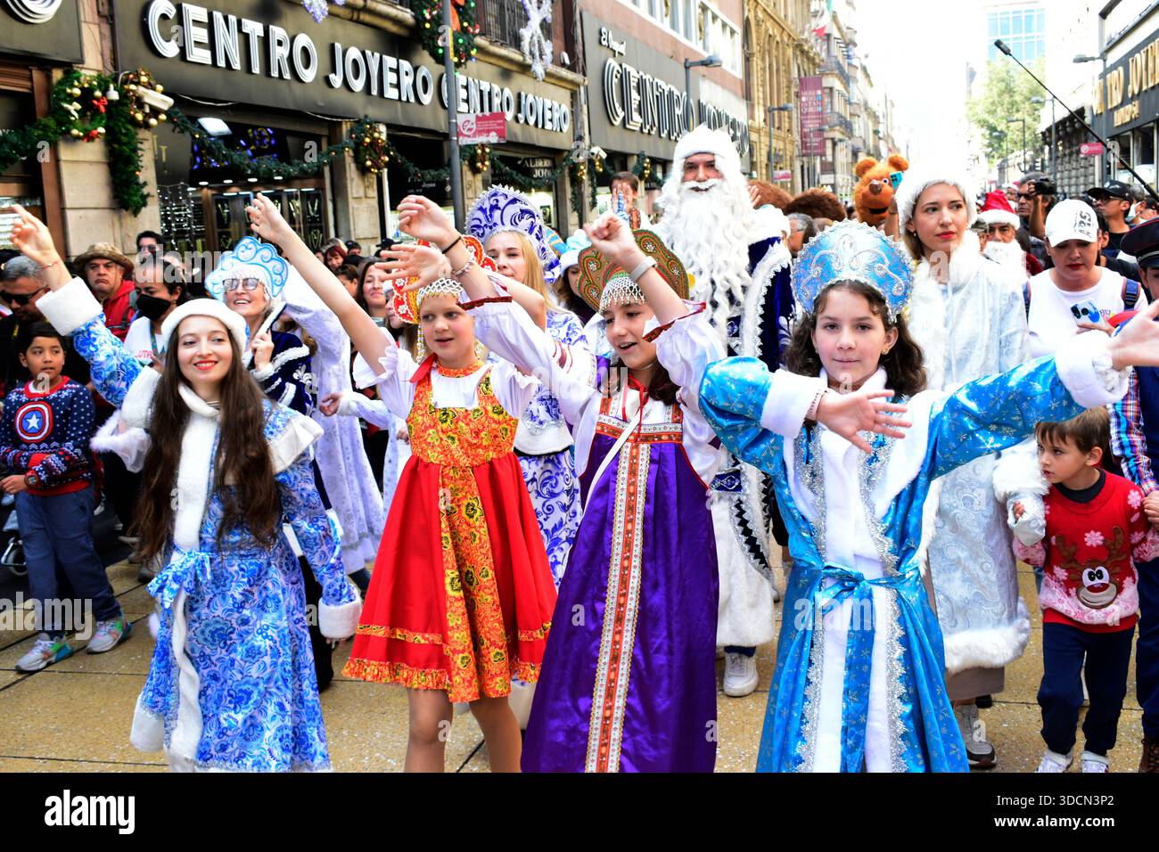 Russian community in Mexico taking part during the Ded Moroz - Russian ...