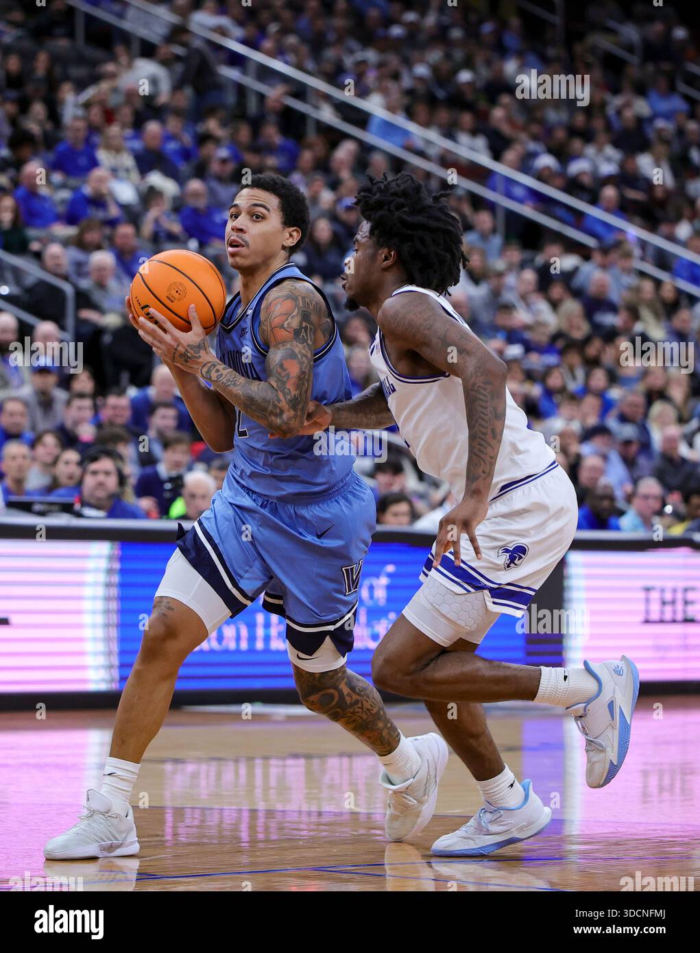 December 23, 2025, Newark, New Jersey, USA: Villanova Wildcats guard ...