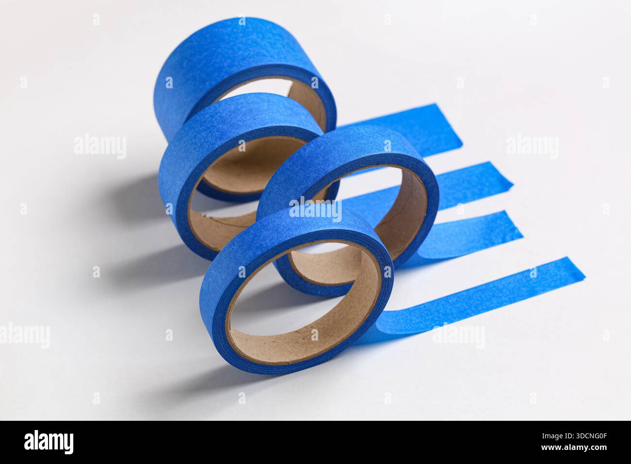 Blue masking tape rolls hi-res stock photography and images - Alamy