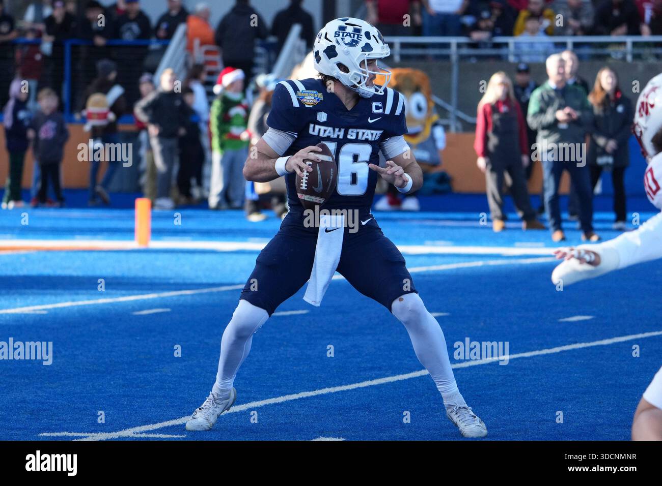 December 22 2025: Aggies quarterback Bryson Barnes (16) in action ...