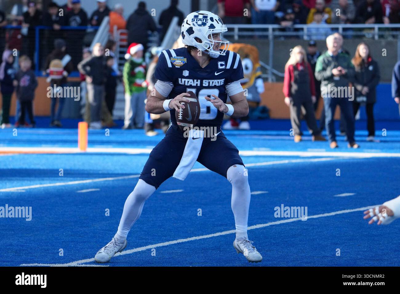 December 22 2025: Aggies quarterback Bryson Barnes (16) in action ...