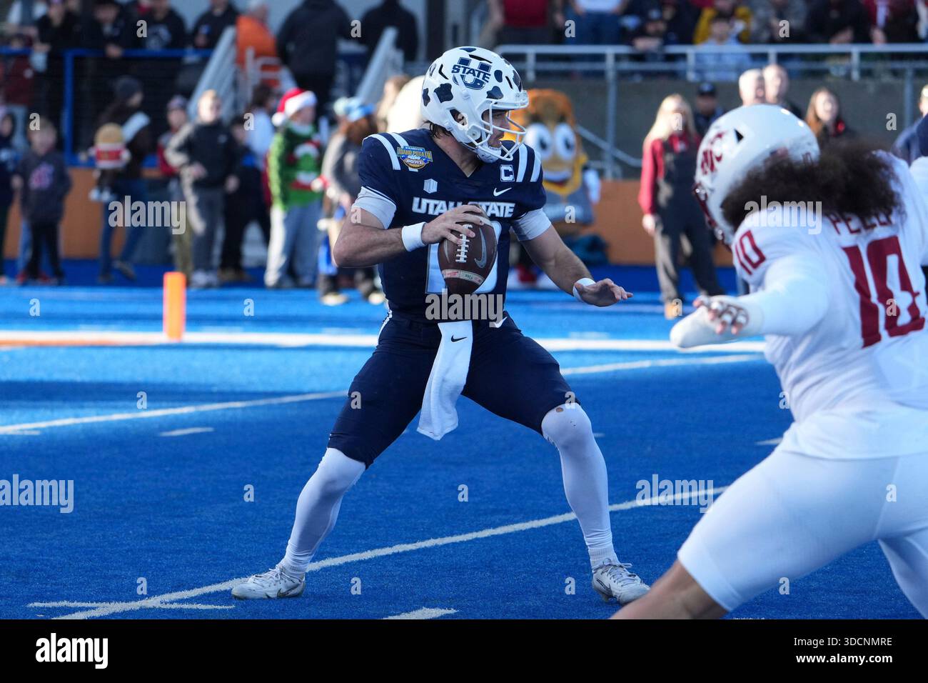 December 22 2025: Aggies quarterback Bryson Barnes (16) in action ...