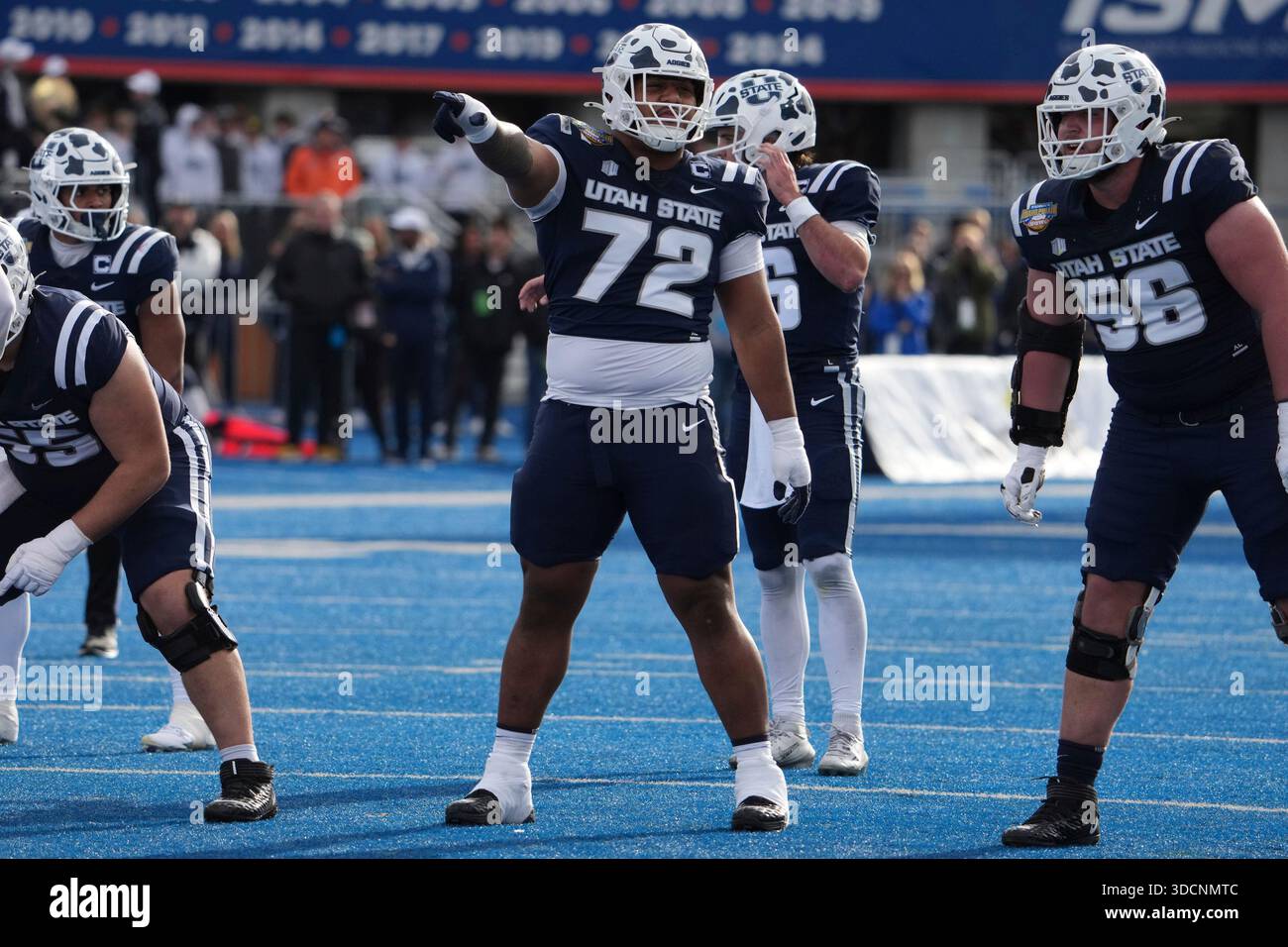 December 22 2025: Aggies offensive lineman George Maile (72) in action ...