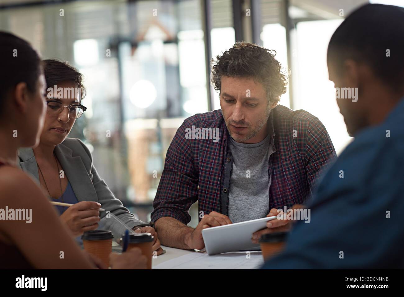 Tech research business people hi-res stock photography and images - Alamy