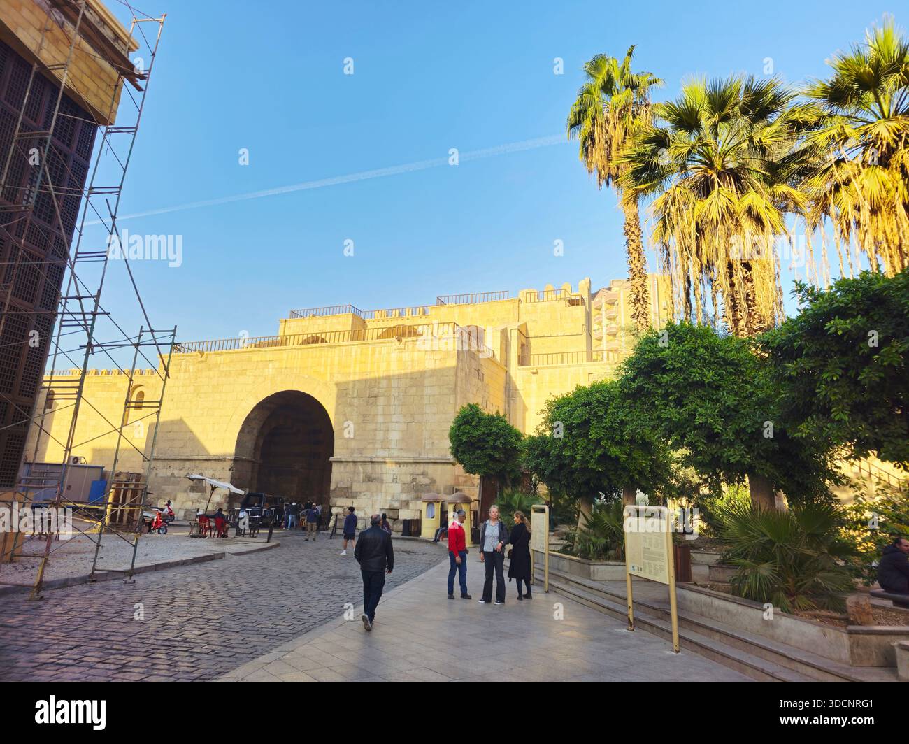 Cairo, Egypt, December 20 2025: Bab al-Futuh Gate of Conquests, one of ...
