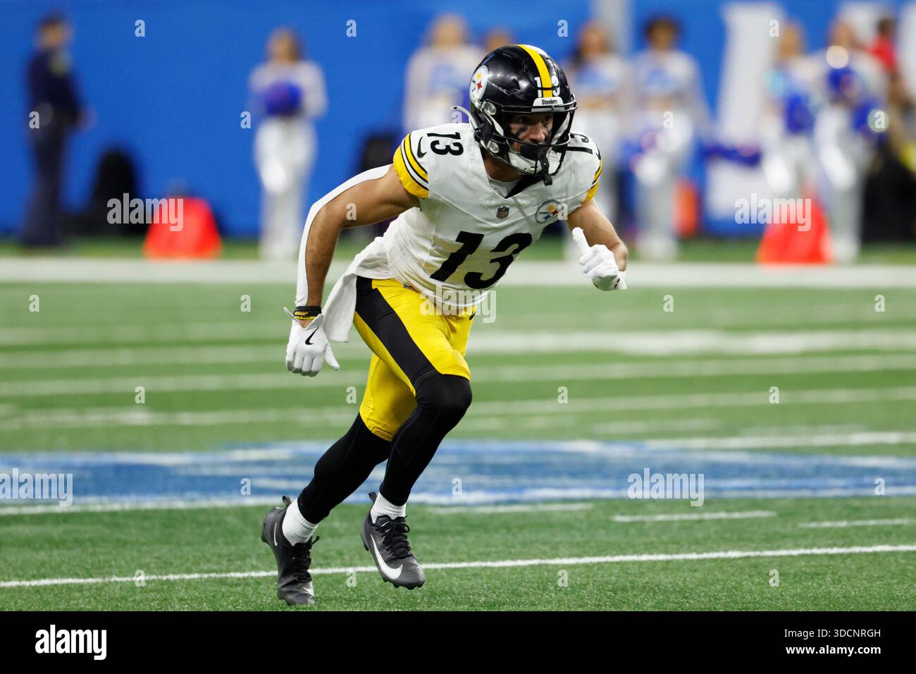 Pittsburgh Steelers wide receiver Scotty Miller (13) runs a route ...