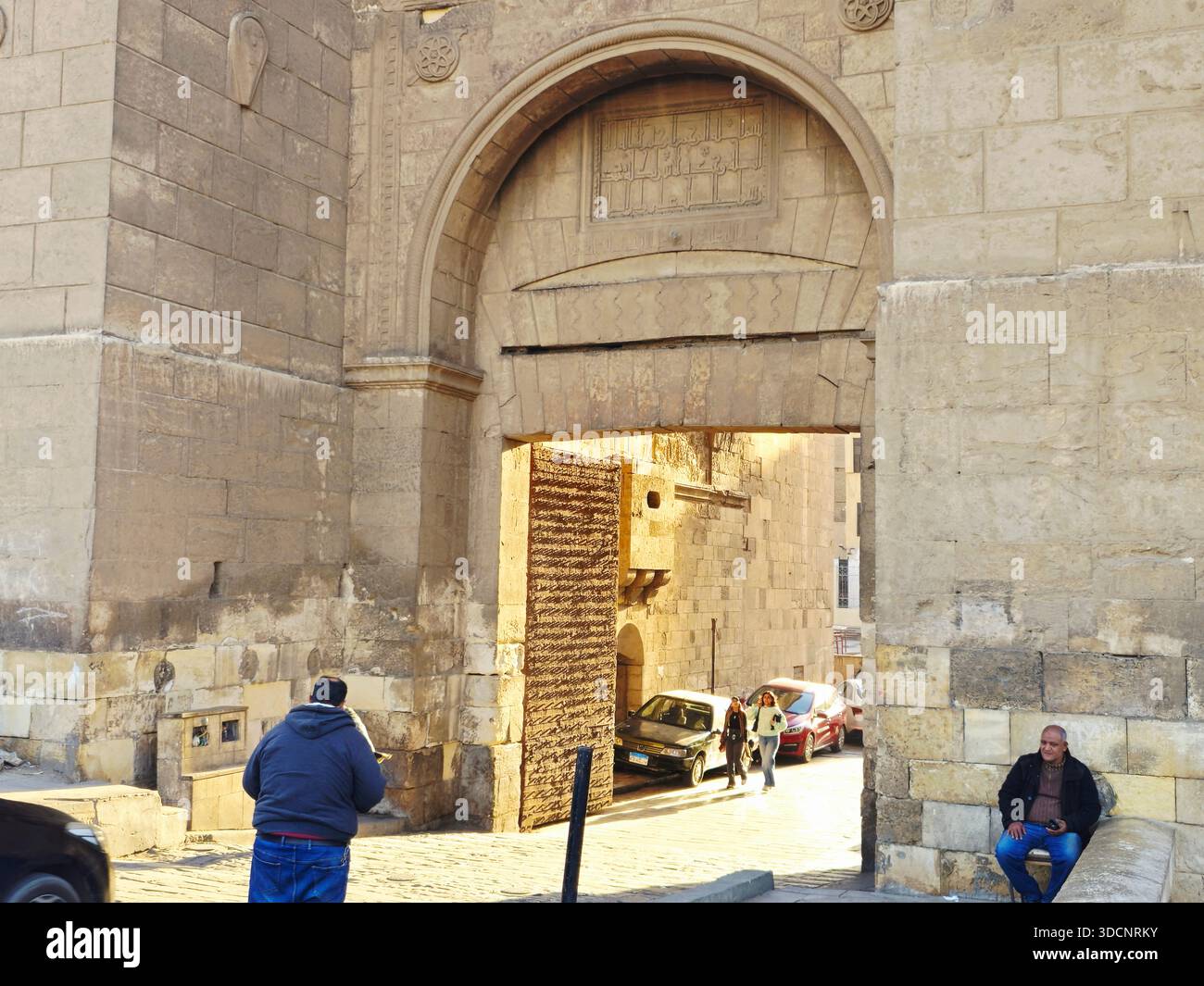 Cairo, Egypt, December 20 2025: Bab al-Nasr Gate of Victory, one of the ...