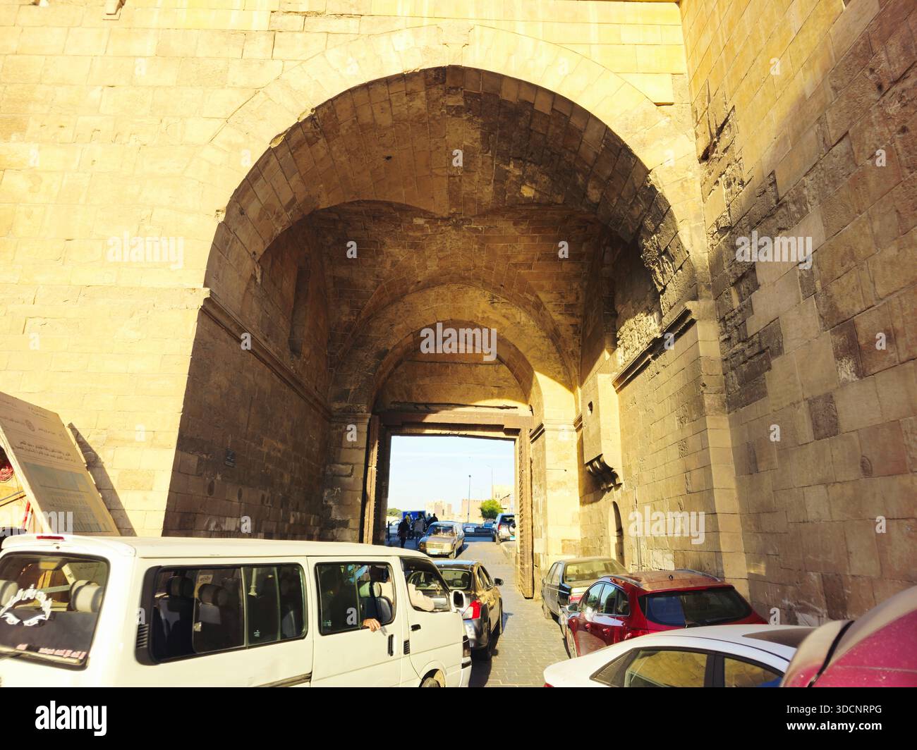 Cairo, Egypt, December 20 2025: Bab al-Nasr Gate of Victory, one of the ...