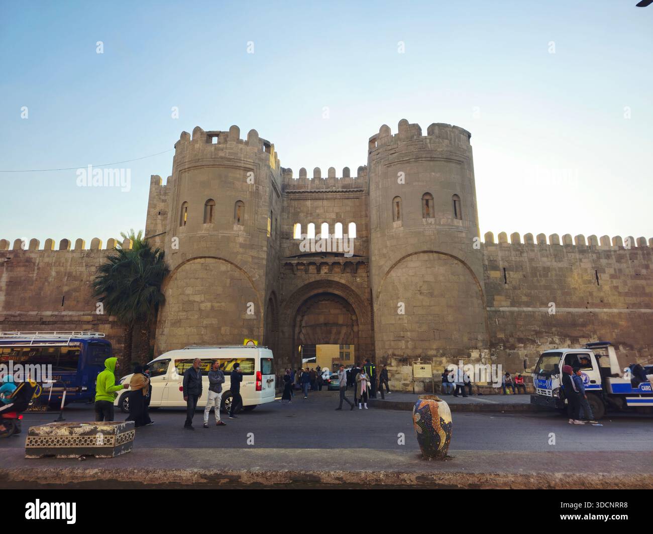 Cairo, Egypt, December 20 2025: Bab al-Futuh Gate of Conquests, one of ...