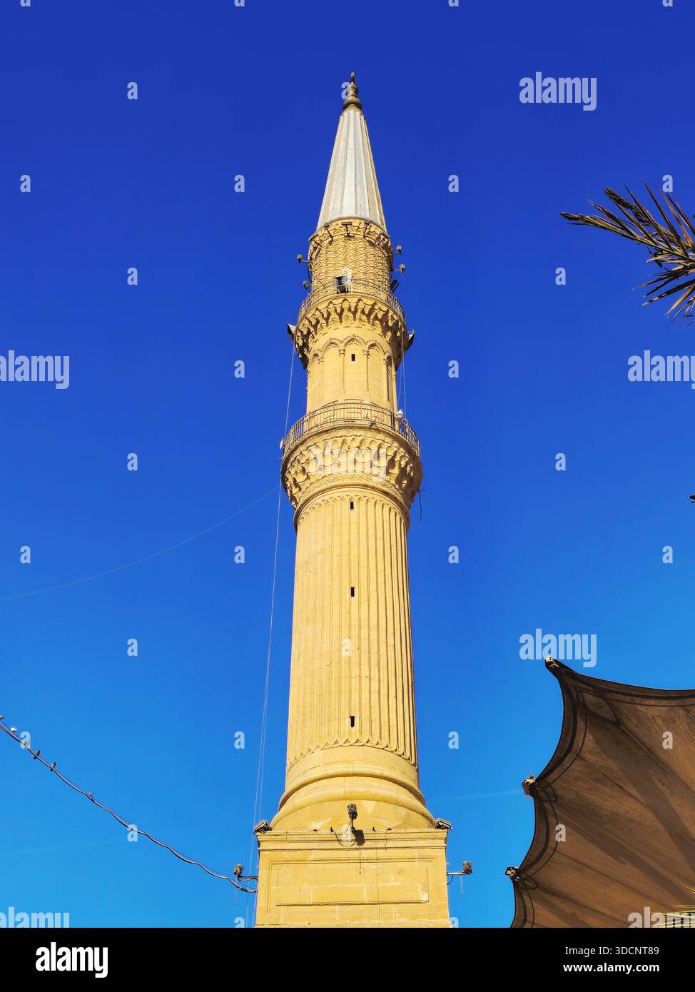 Cairo, Egypt, December 20 2025: The Al-Hussein Mosque, a highly revered ...