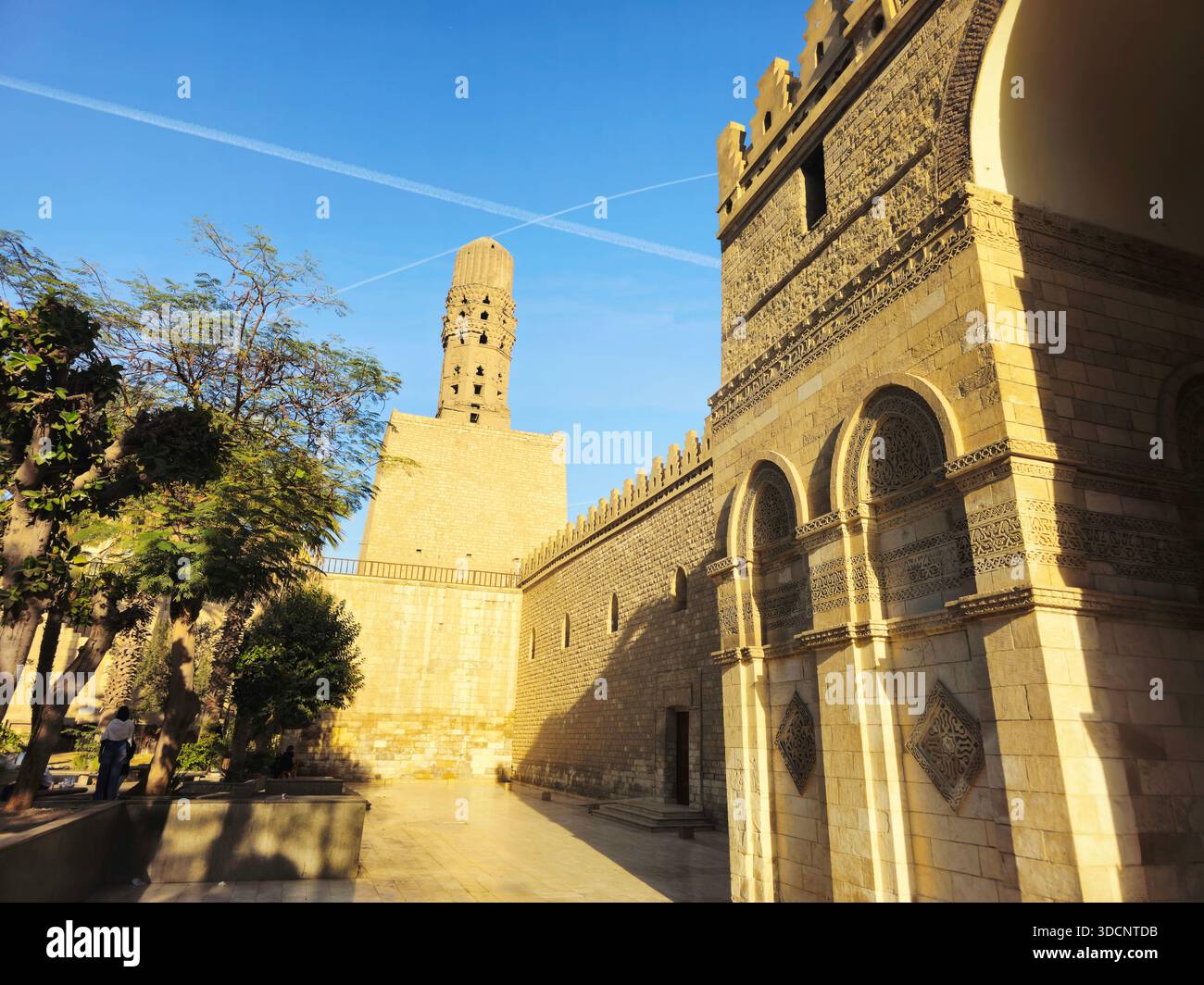 Cairo, Egypt, December 20 2025: The Al-Hakim bi-Amr Allah Mosque, also ...