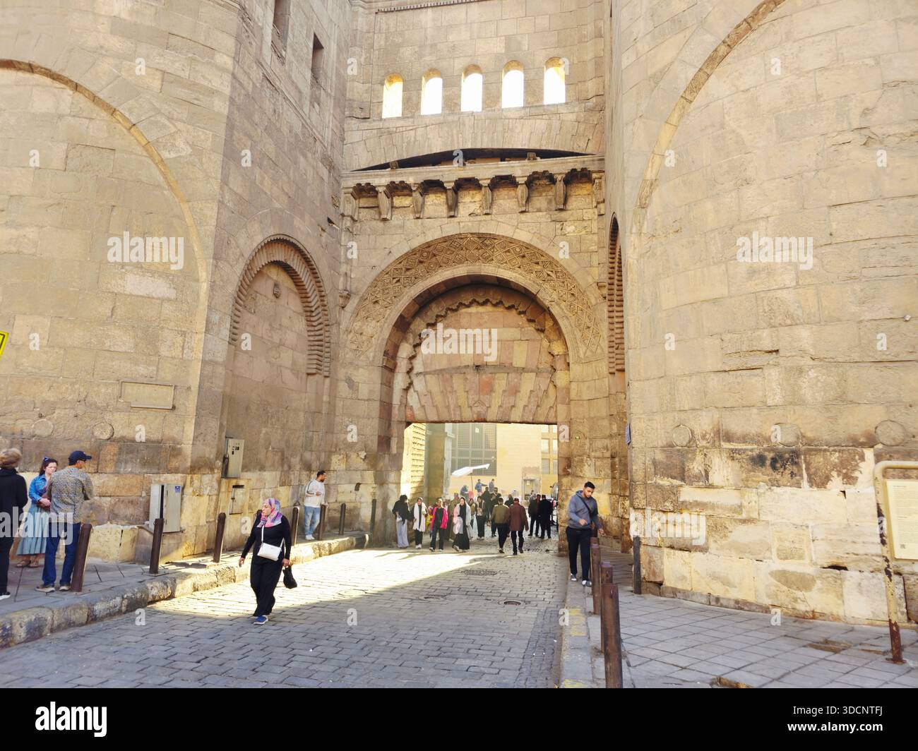 Cairo, Egypt, December 20 2025: Bab al-Futuh Gate of Conquests, one of ...