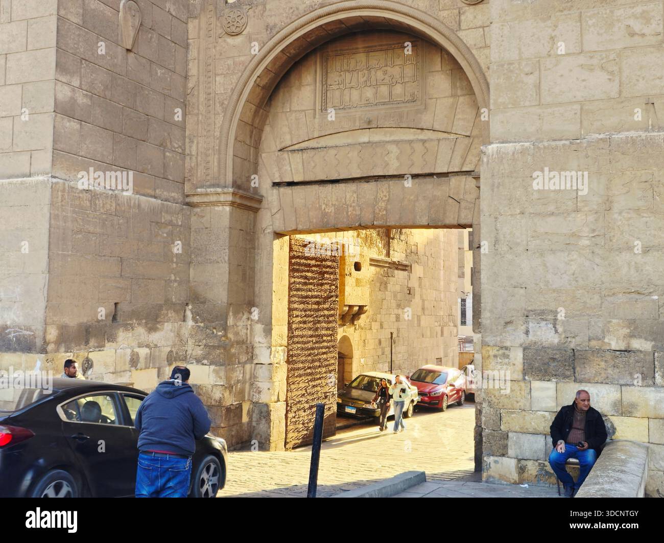 Cairo, Egypt, December 20 2025: Bab al-Nasr Gate of Victory, one of the ...
