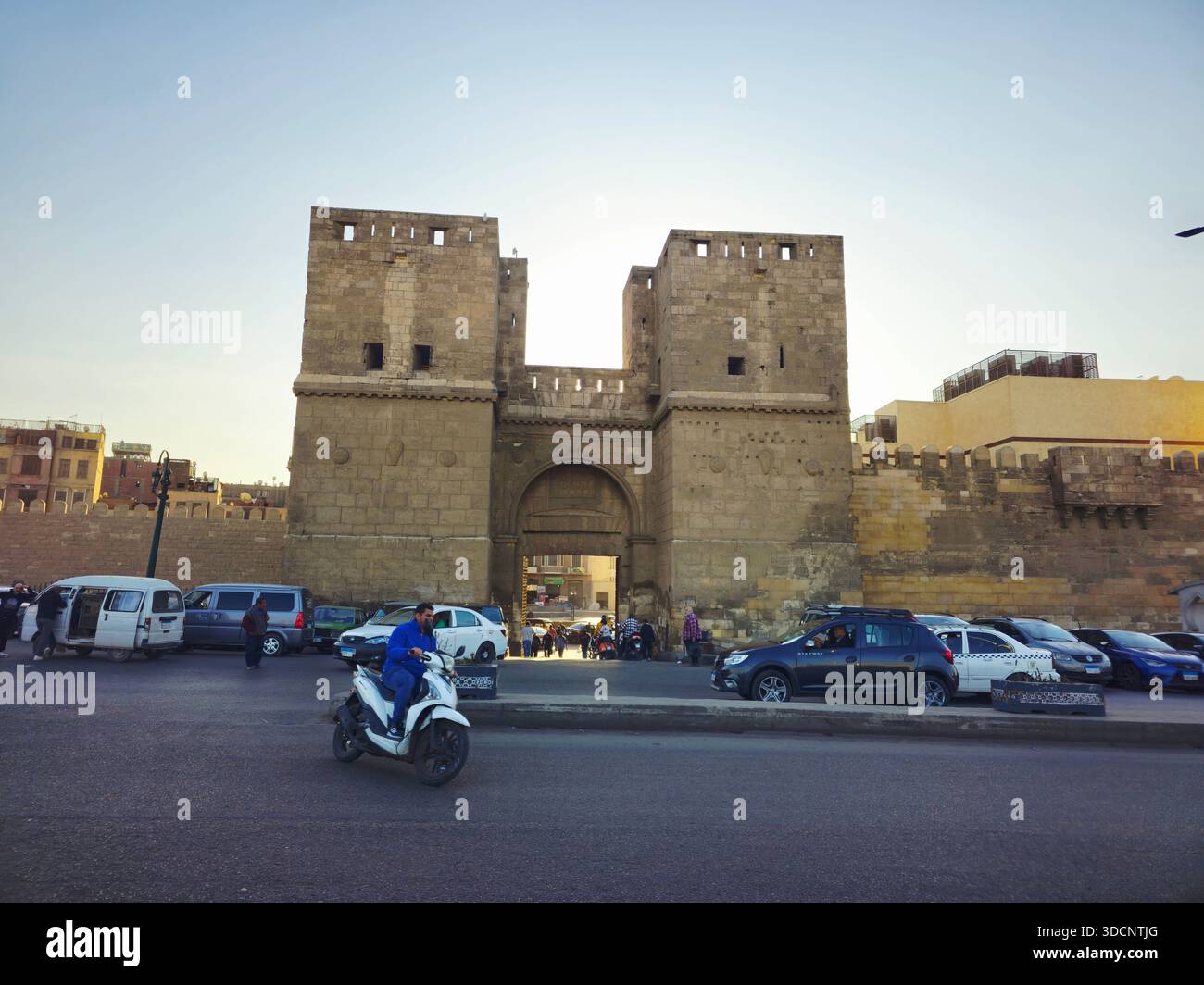 Cairo, Egypt, December 20 2025: Bab al-Nasr Gate of Victory, one of the ...