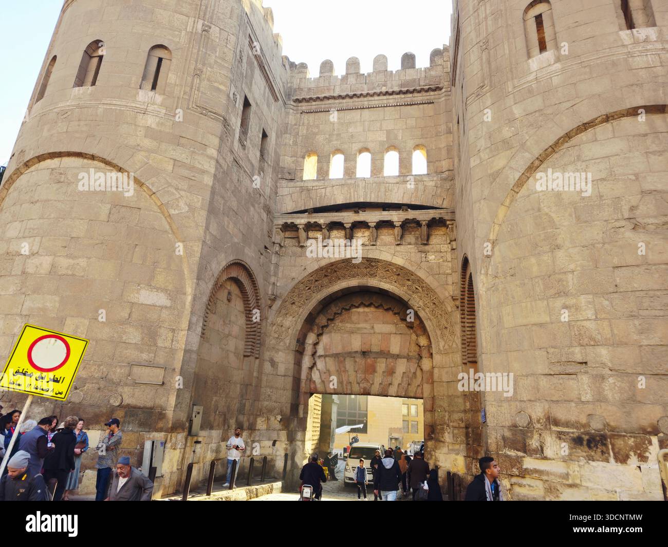 Cairo, Egypt, December 20 2025: Bab al-Futuh Gate of Conquests, one of ...