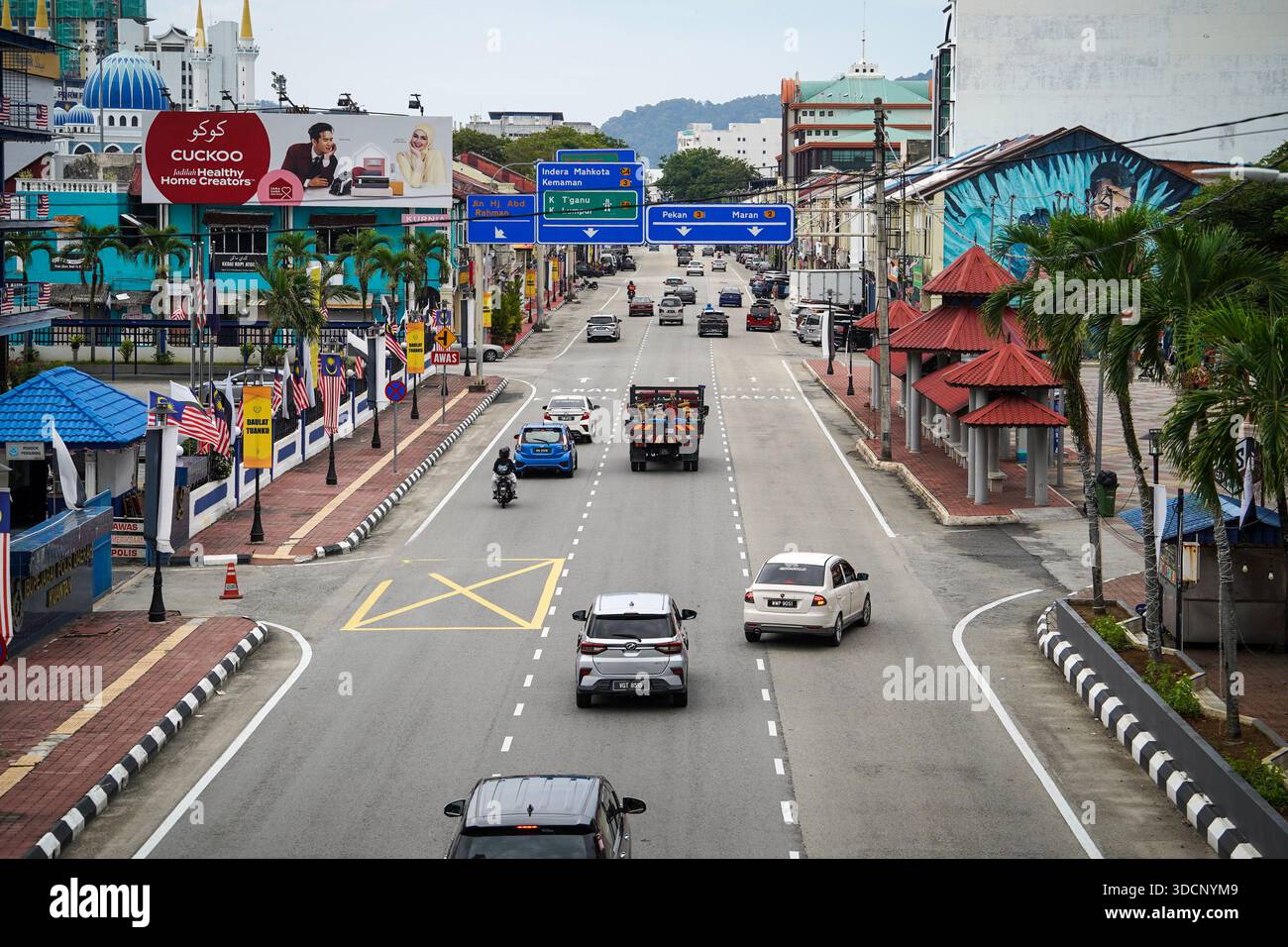 Kuantan, Malaysia - September 7, 2025 - Busy Kuantan, Malaysian urban ...