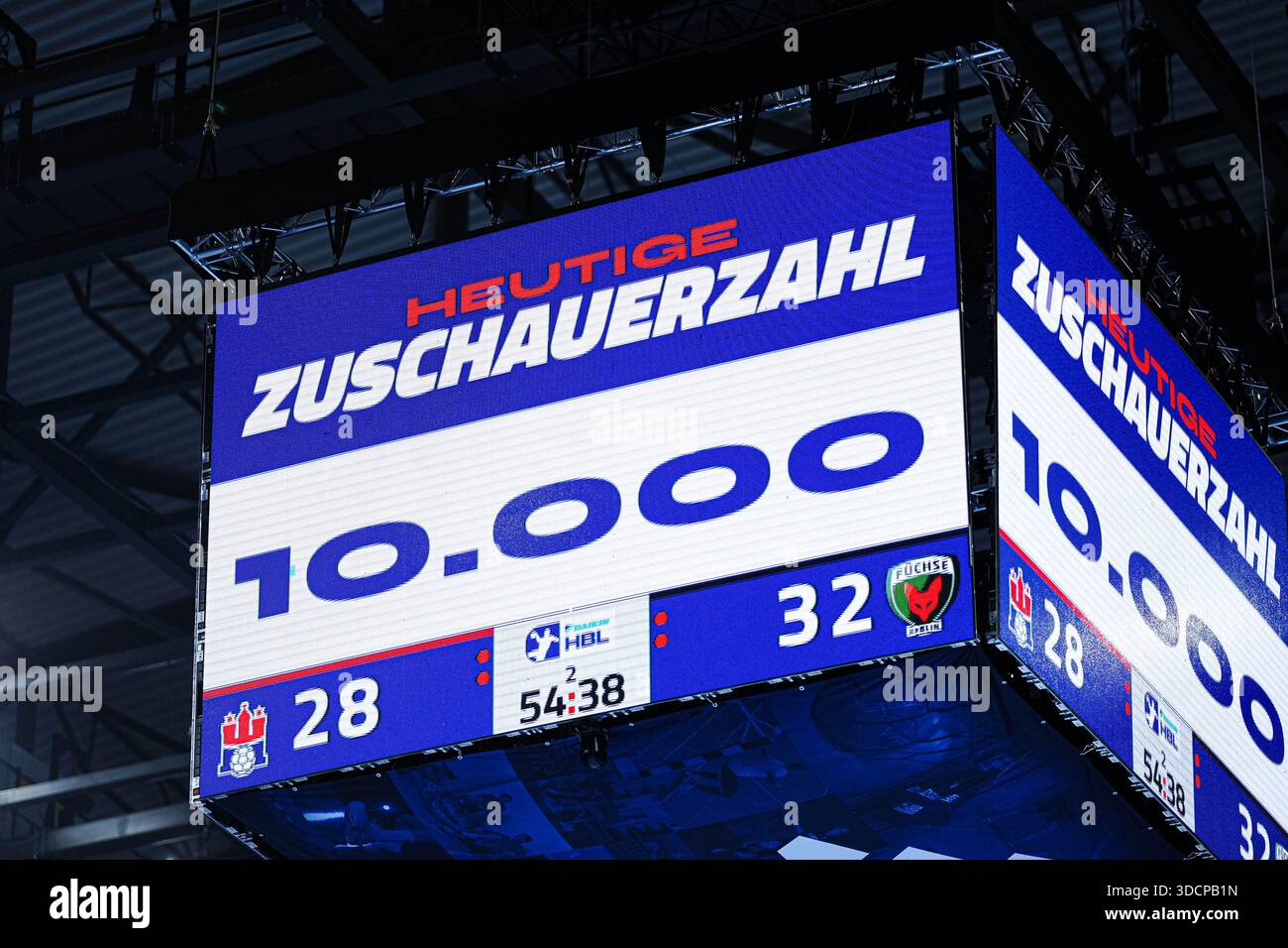 Zuschauerzahl GER, Handball Sport Verein Hamburg vs. Fuechse Berlin ...