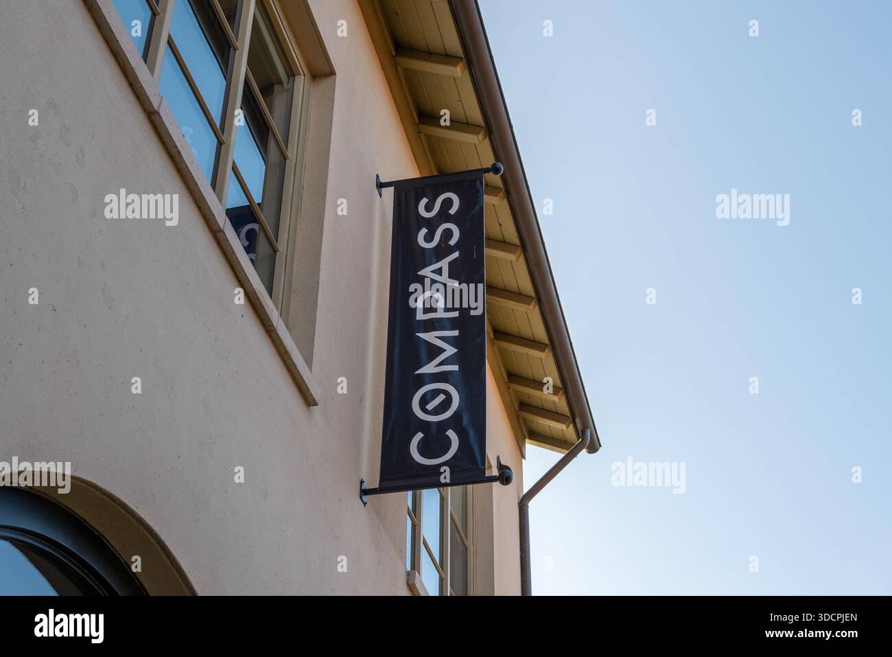 Signage for Compass Real Estate, Lafayette, California, December 10 ...