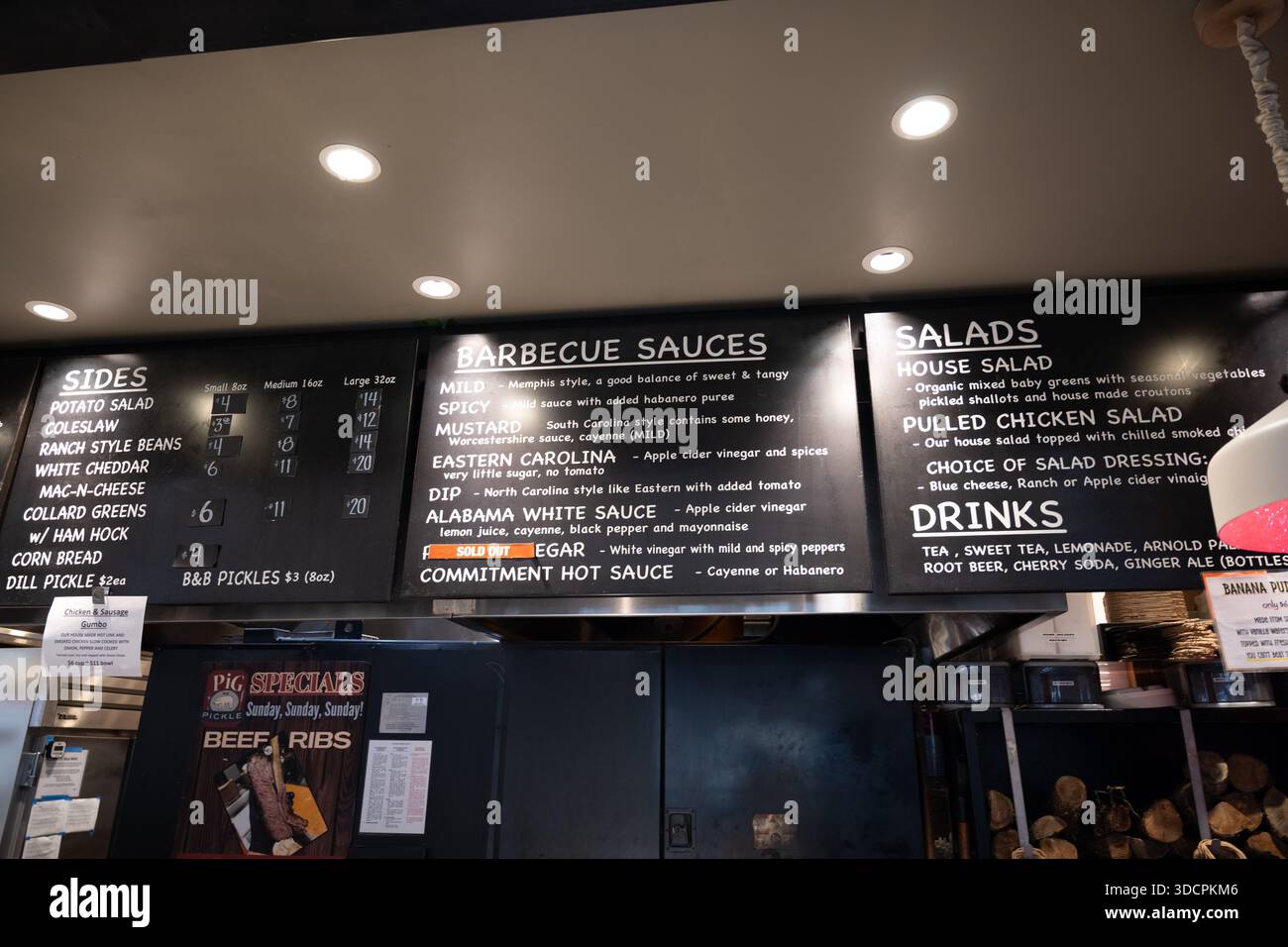 Pig in a Pickle barbecue restaurant at Public Market Emeryville, a food ...