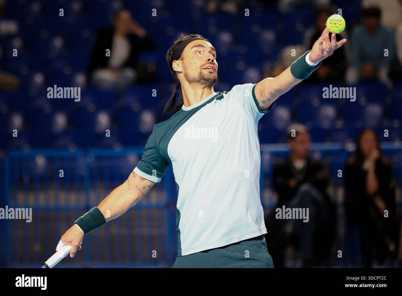 Fabio Fognini during Memorial Leonardo Baldi, Italian event in Vigevano ...