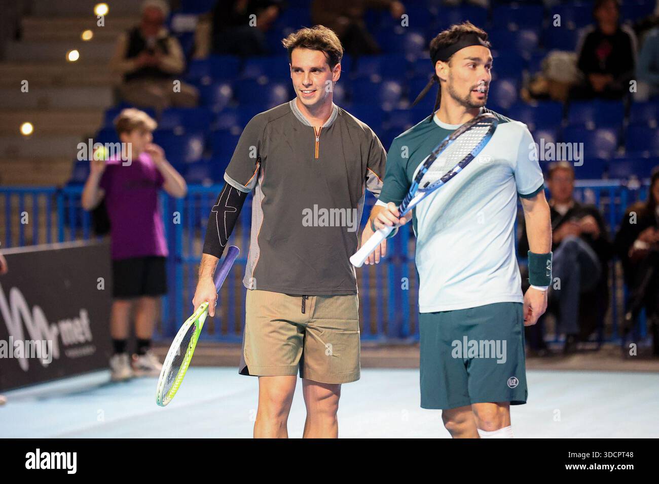 Fabio Fognini and Filippo Baldi during Memorial Leonardo Baldi, Italian ...
