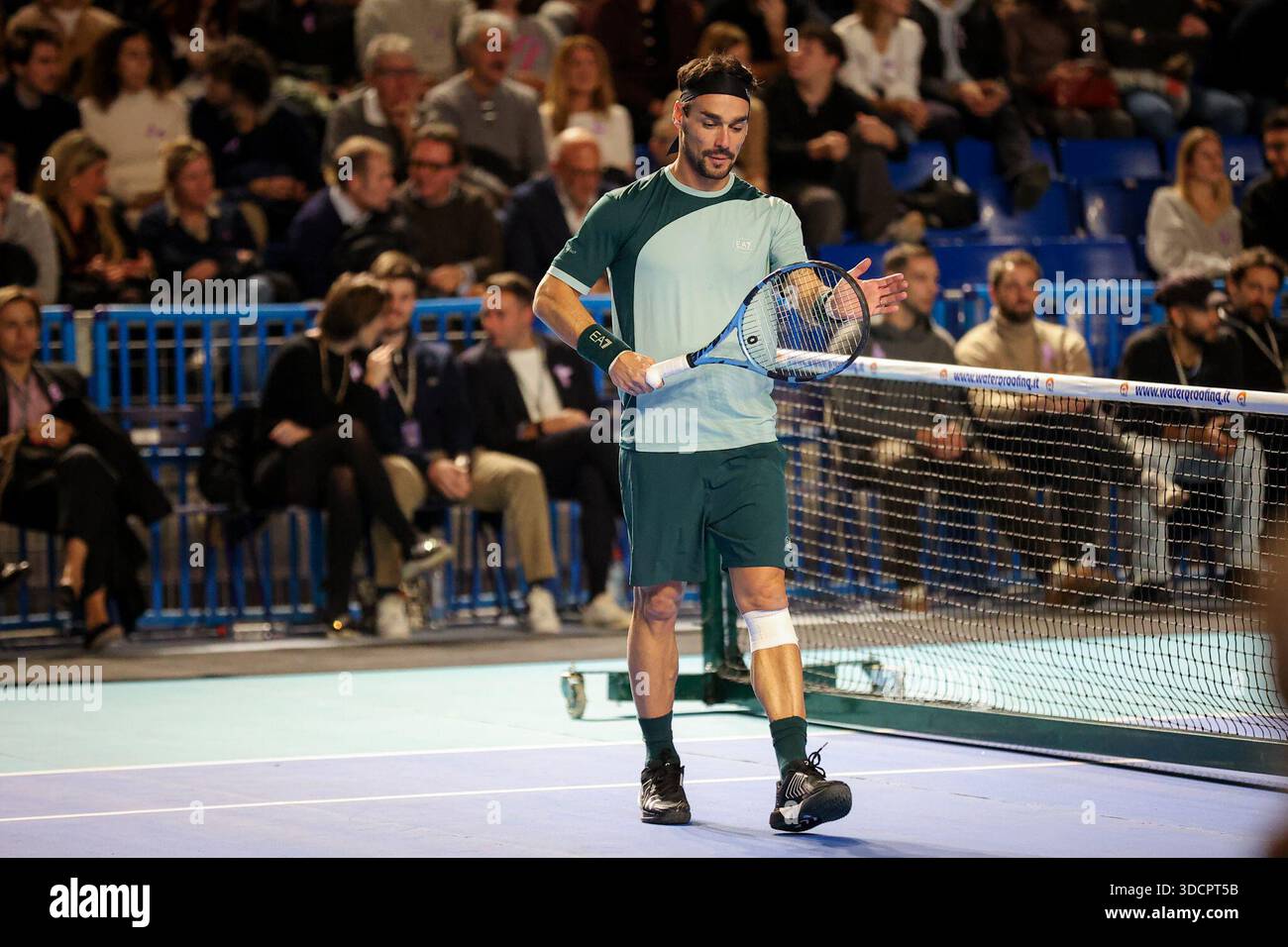 Fabio Fognini during Memorial Leonardo Baldi, Italian event in Vigevano ...
