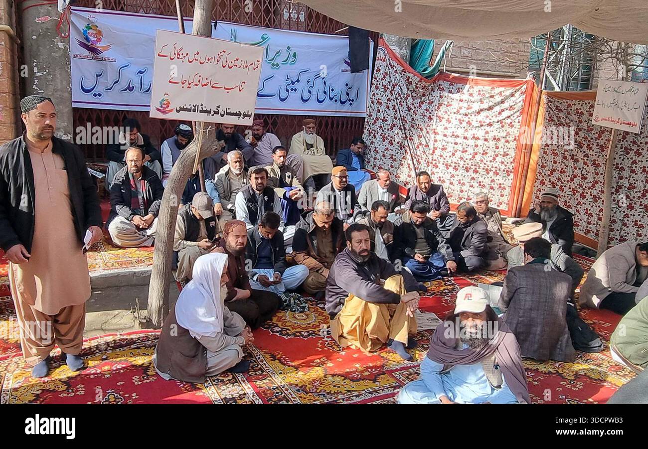 QUETTA, PAKISTAN, DEC 24: Members of Balochistan Grand Alliance (BGA ...