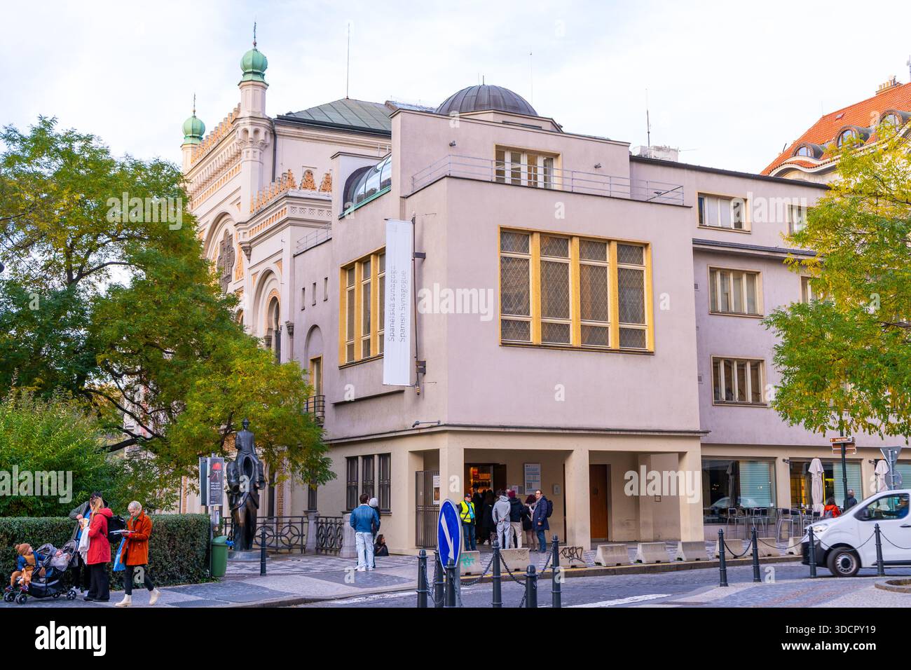 Spanish Synagogue and the Jewish Museum building in Prague, Czech ...