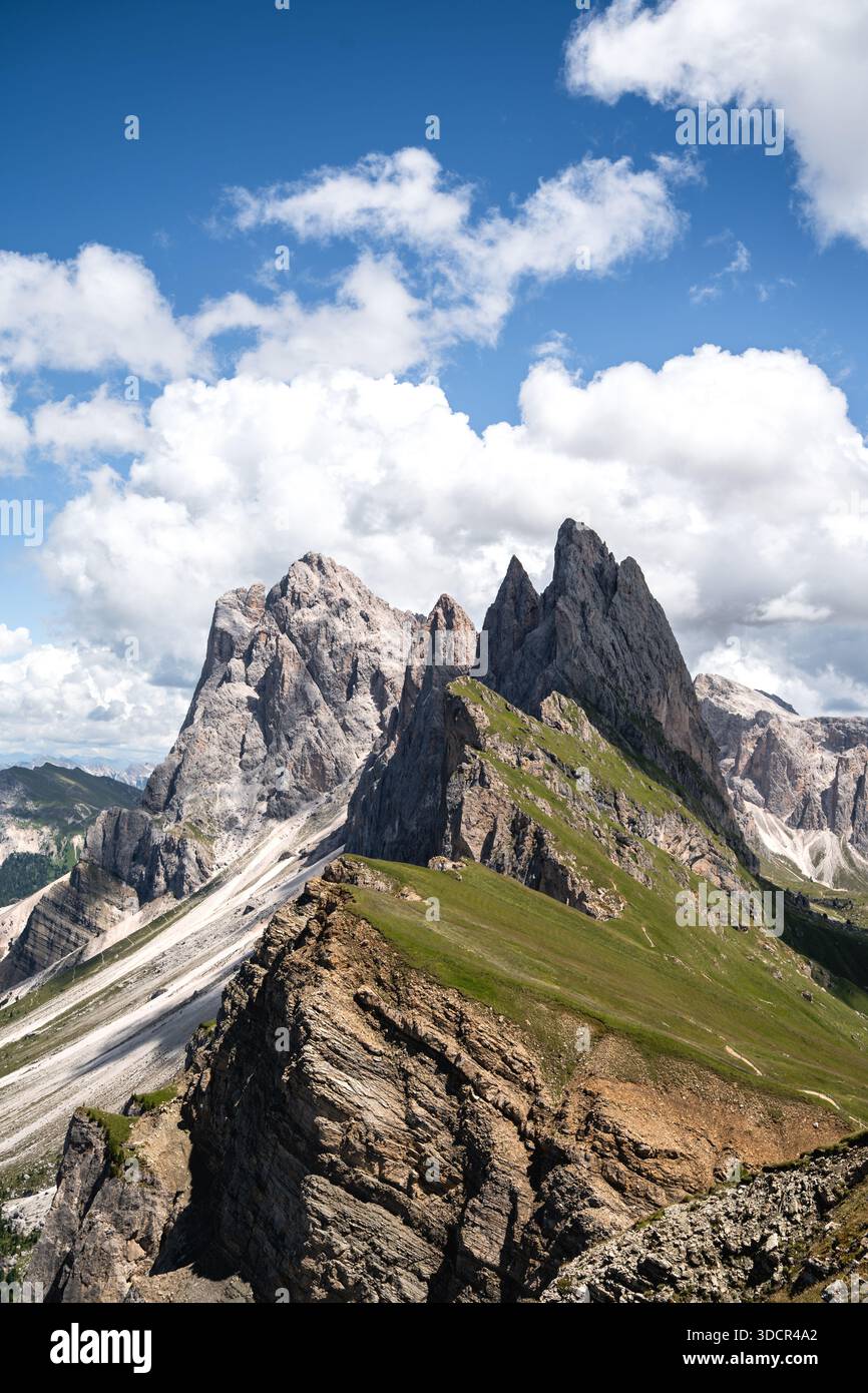 Dramatic peaks dolomites rise hi-res stock photography and images - Alamy