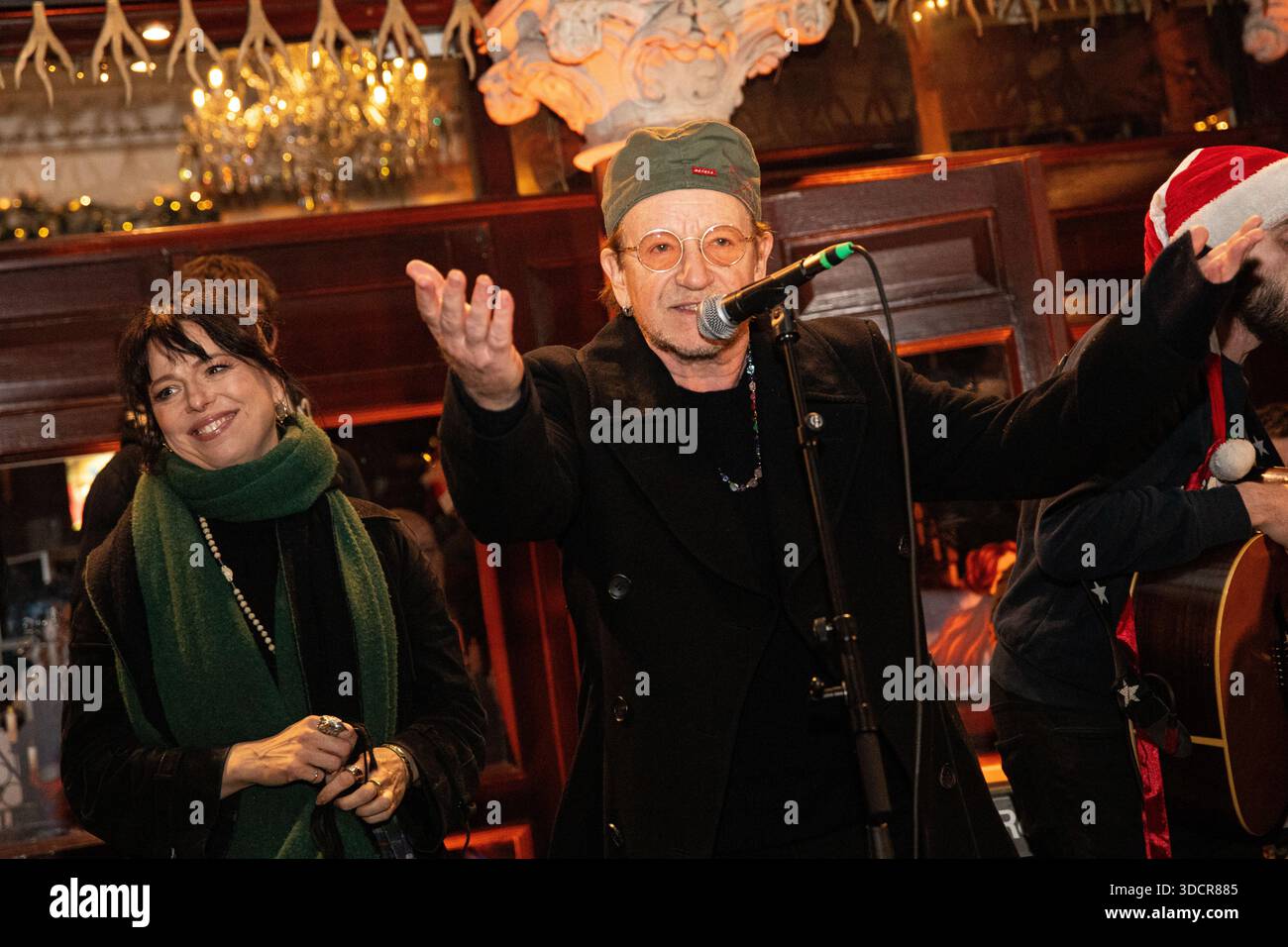Dublin, Ireland – 24th December 2025 – Imelda May and Bono take part in ...