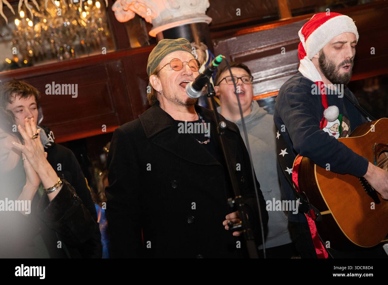 Dublin, Ireland – 24th December 2025 – Bono takes part in the annual ...