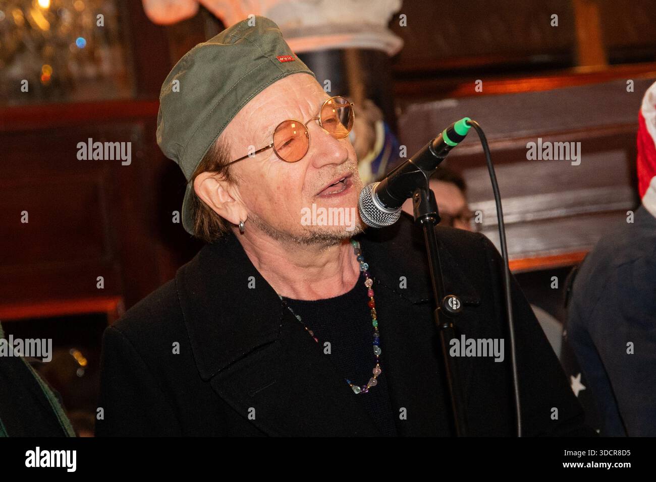 Dublin, Ireland – 24th December 2025 – Bono takes part in the annual ...