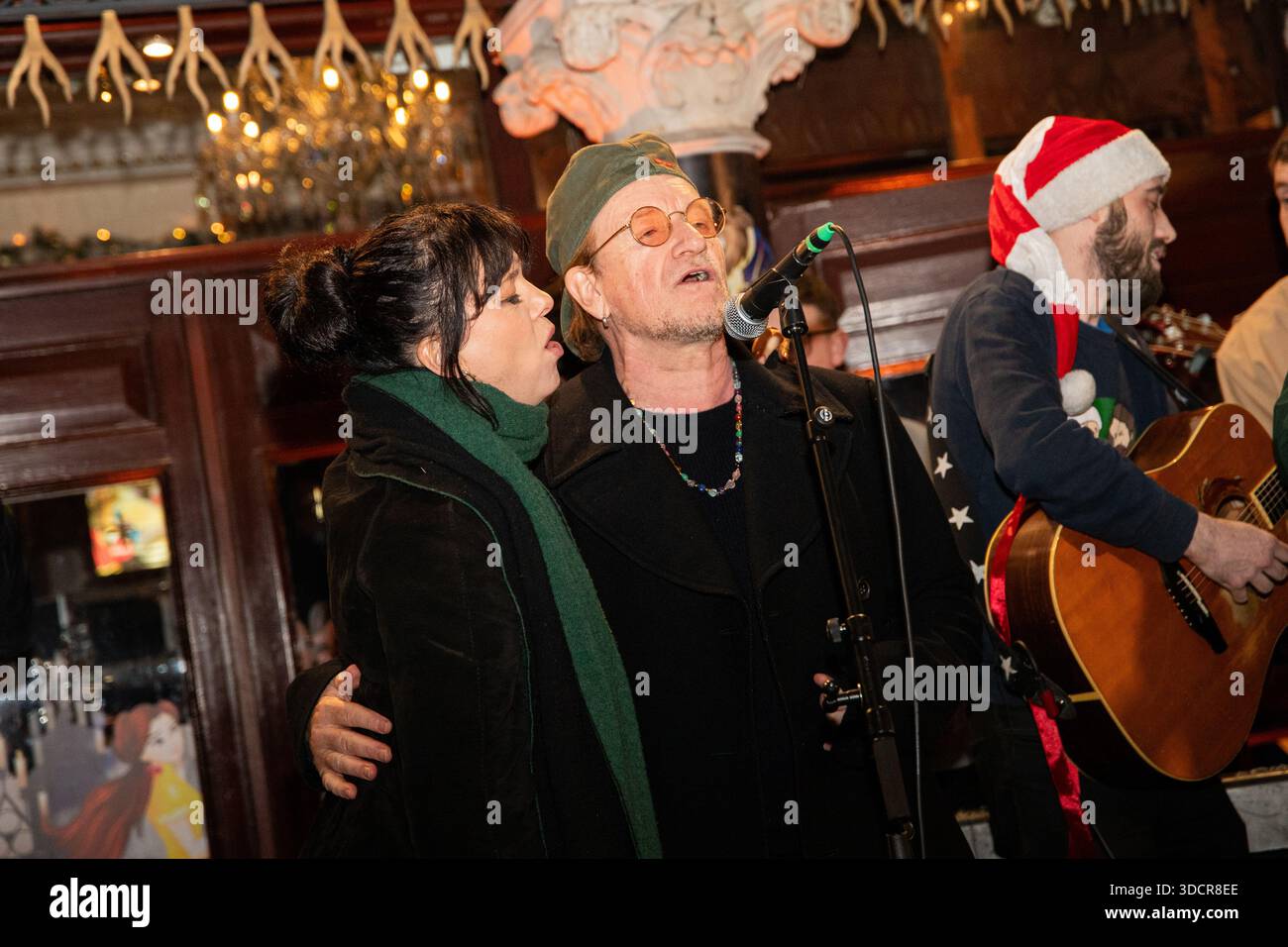 Dublin, Ireland – 24th December 2025 – Imelda May and Bono take part in ...