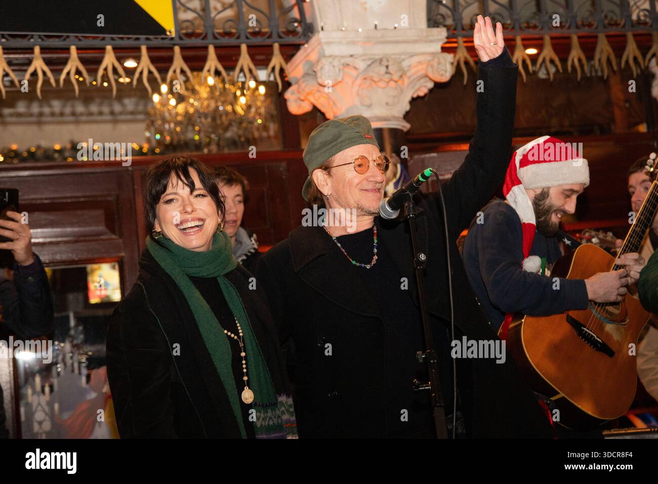Dublin, Ireland – 24th December 2025 – Imelda May and Bono take part in ...