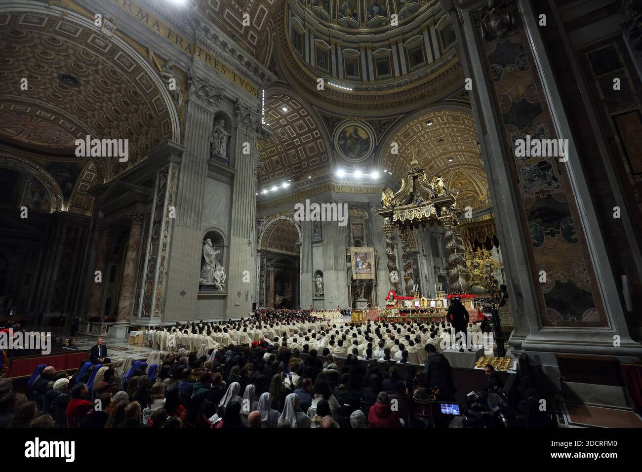 Vatican City - Italy - December 24, 2025: Pope Leo XIV presides over ...