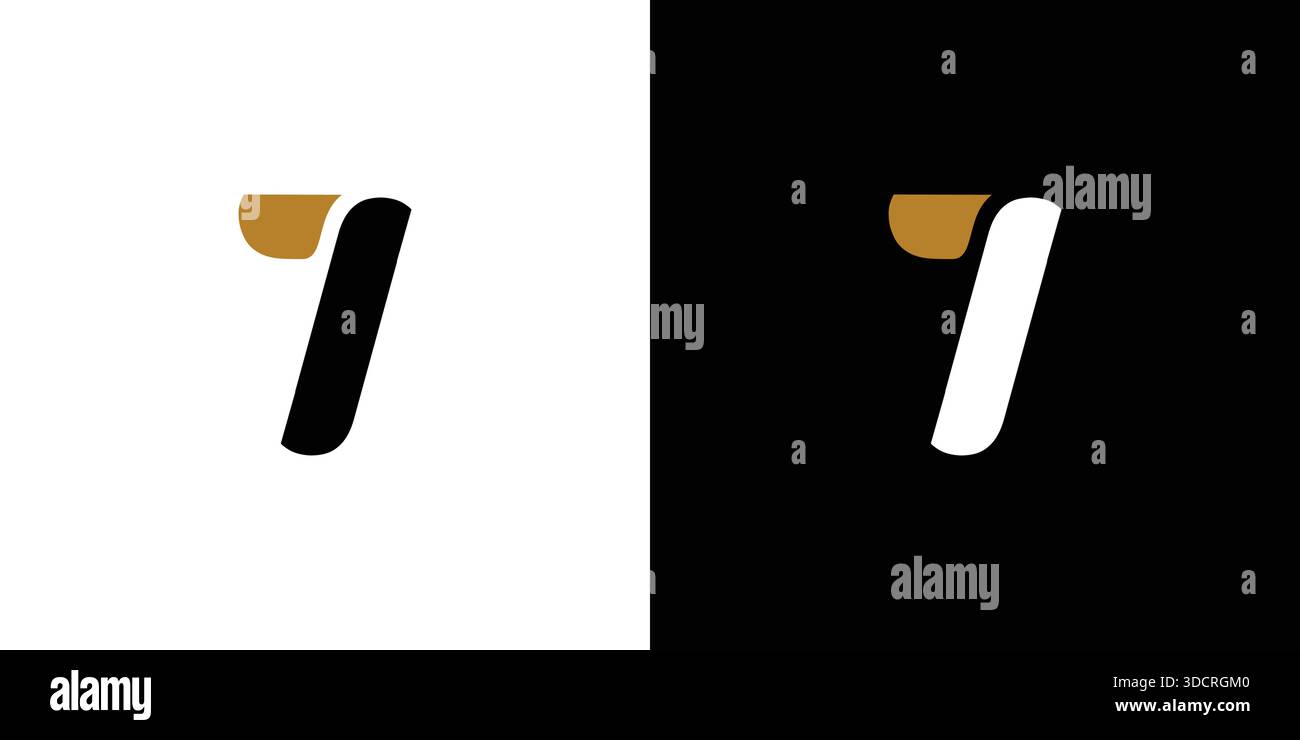 Simple and strong number 7 logo design Stock Vector Image & Art - Alamy