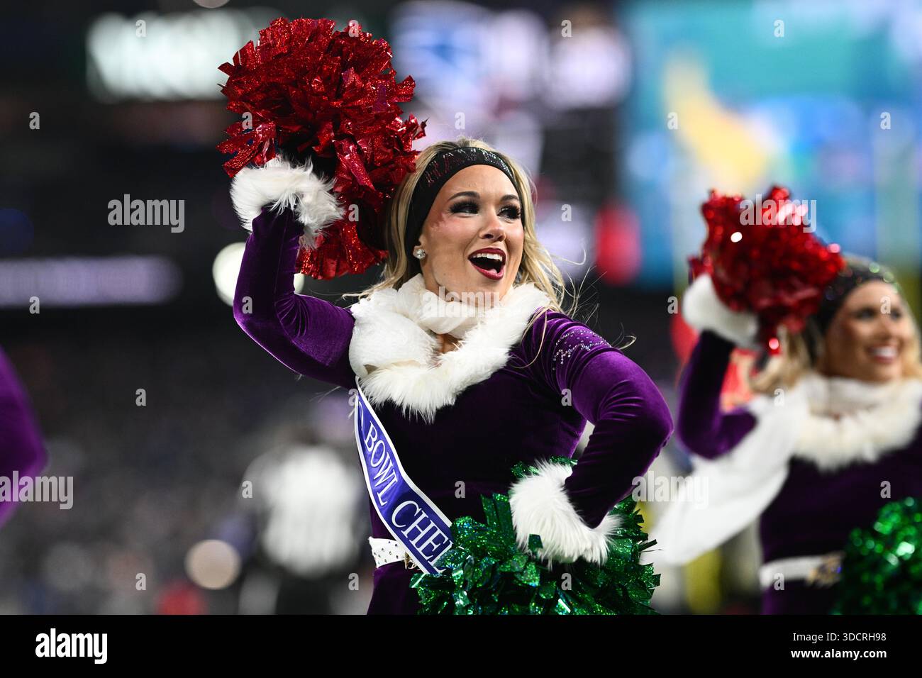 The Baltimore Ravens cheerleaders perform during an NFL football game ...