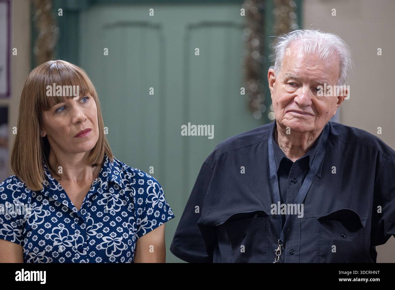 Member for Summer Hill Jo Haylen and Rev Bill Crews during a Christmas ...