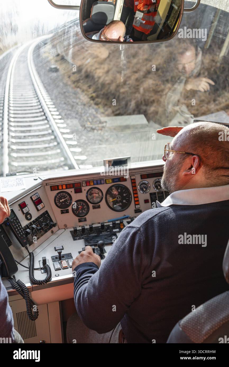 Train cockpit hi-res stock photography and images - Alamy