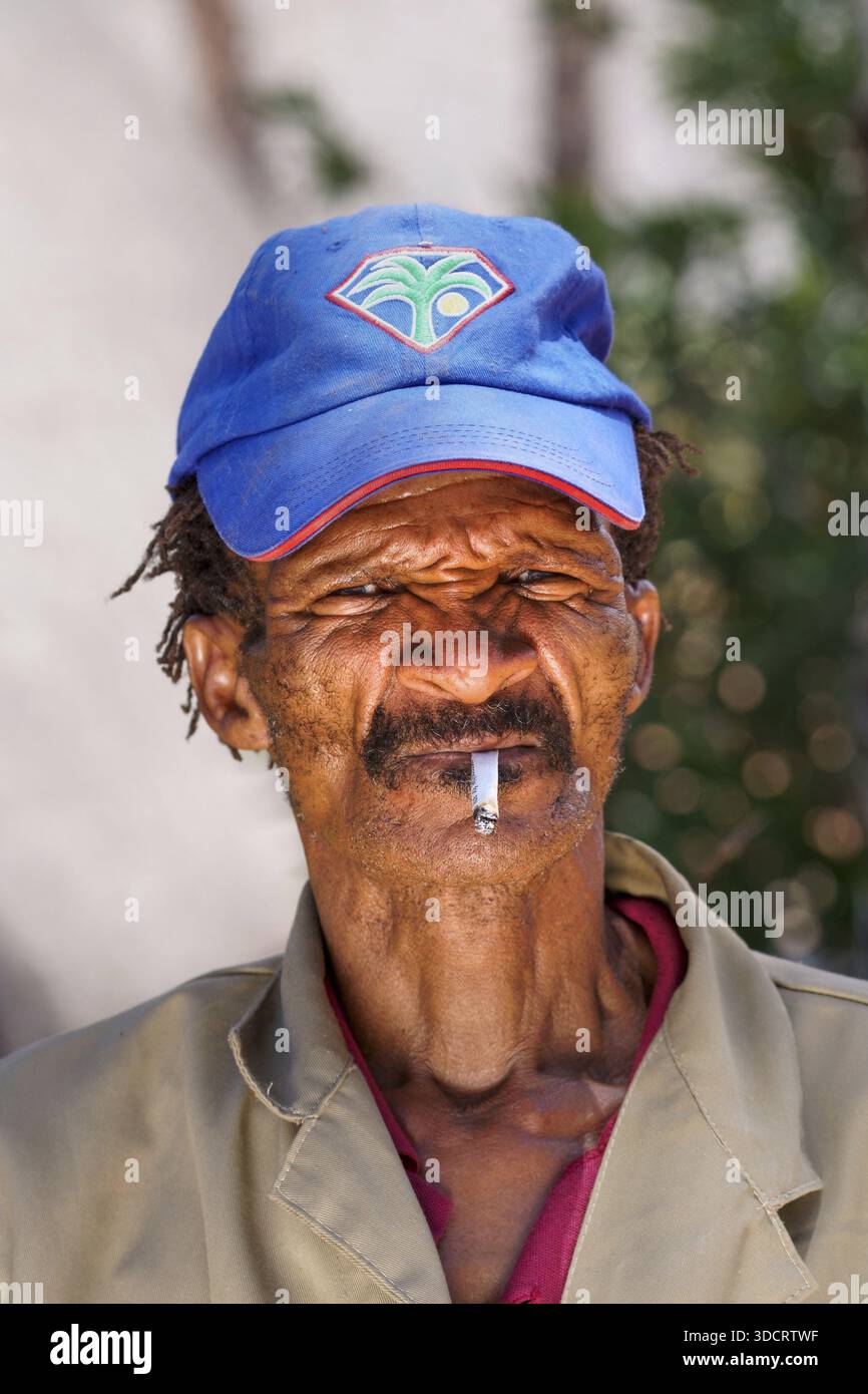Namibian man from the Nama tribe, Namibia Stock Photo - Alamy