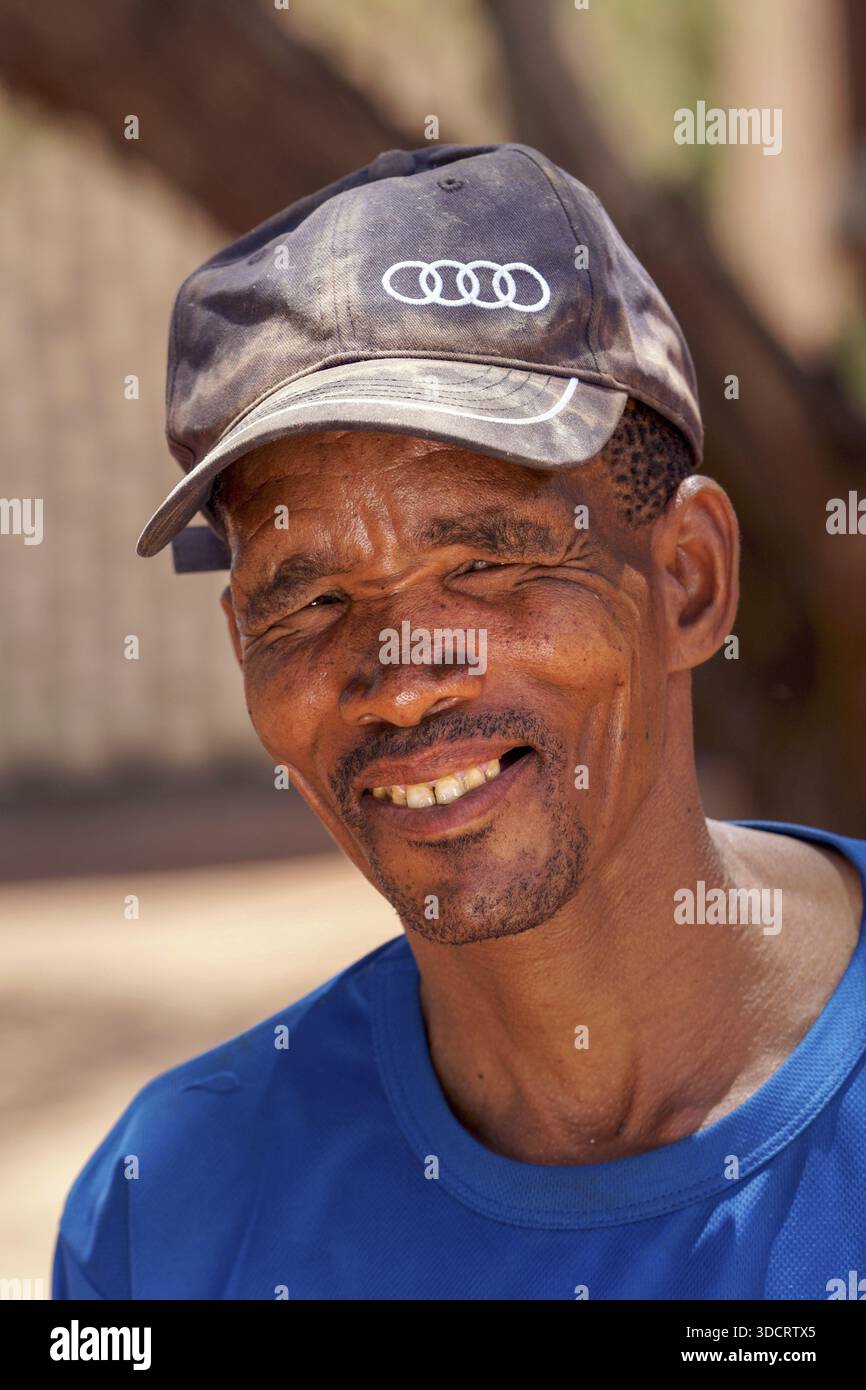 Namibian man from the Nama tribe, Namibia Stock Photo - Alamy