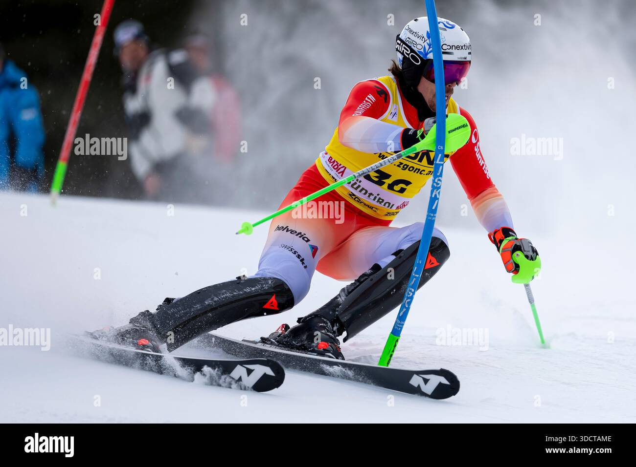 Alta Badia, Italy, 22 December 2025. Marc Rochat (Switzerland ...