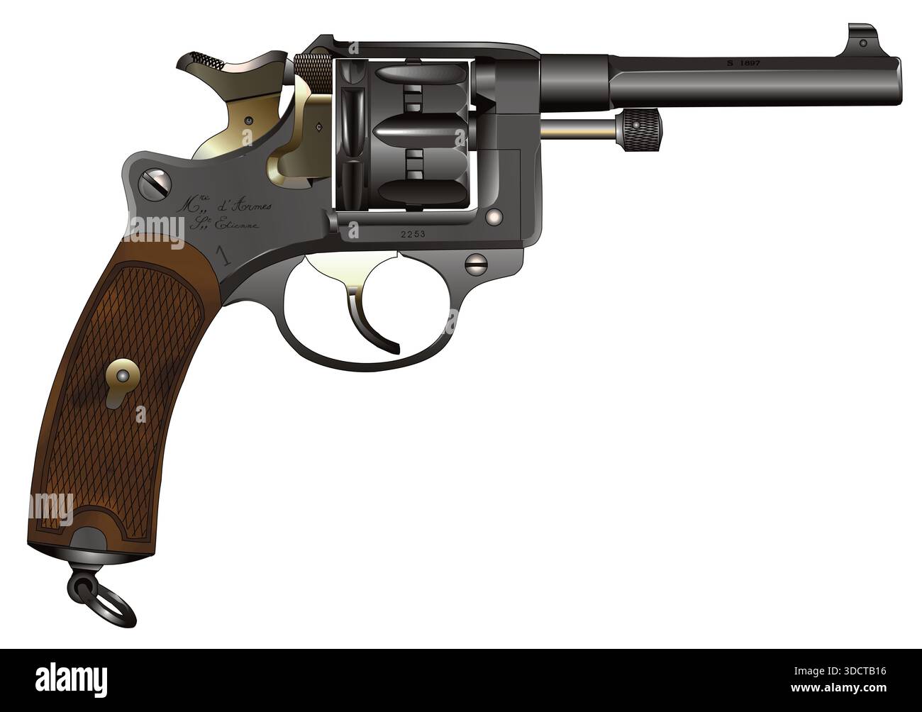 Early military handgun Cut Out Stock Images & Pictures - Alamy