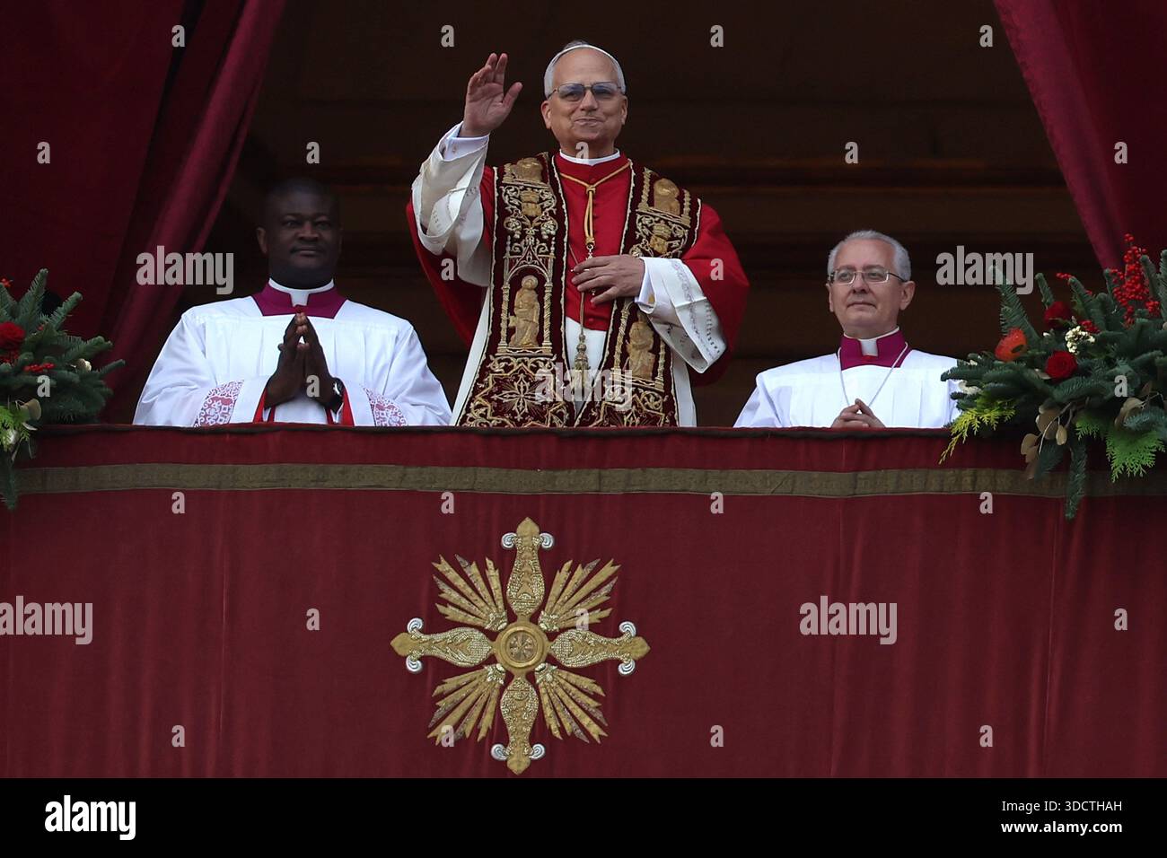 Vatican City - Italy - December 25, 2025: Pope Leo XIV presides over ...