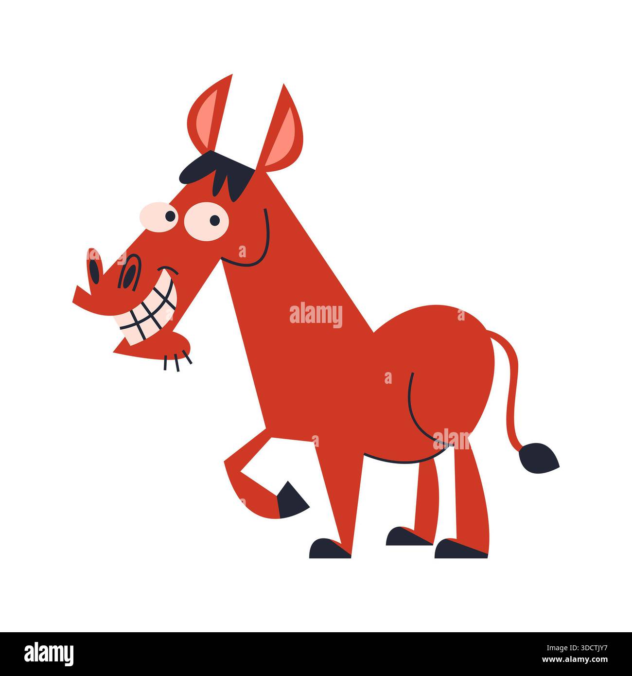 Cow goat illustration Cut Out Stock Images & Pictures - Alamy