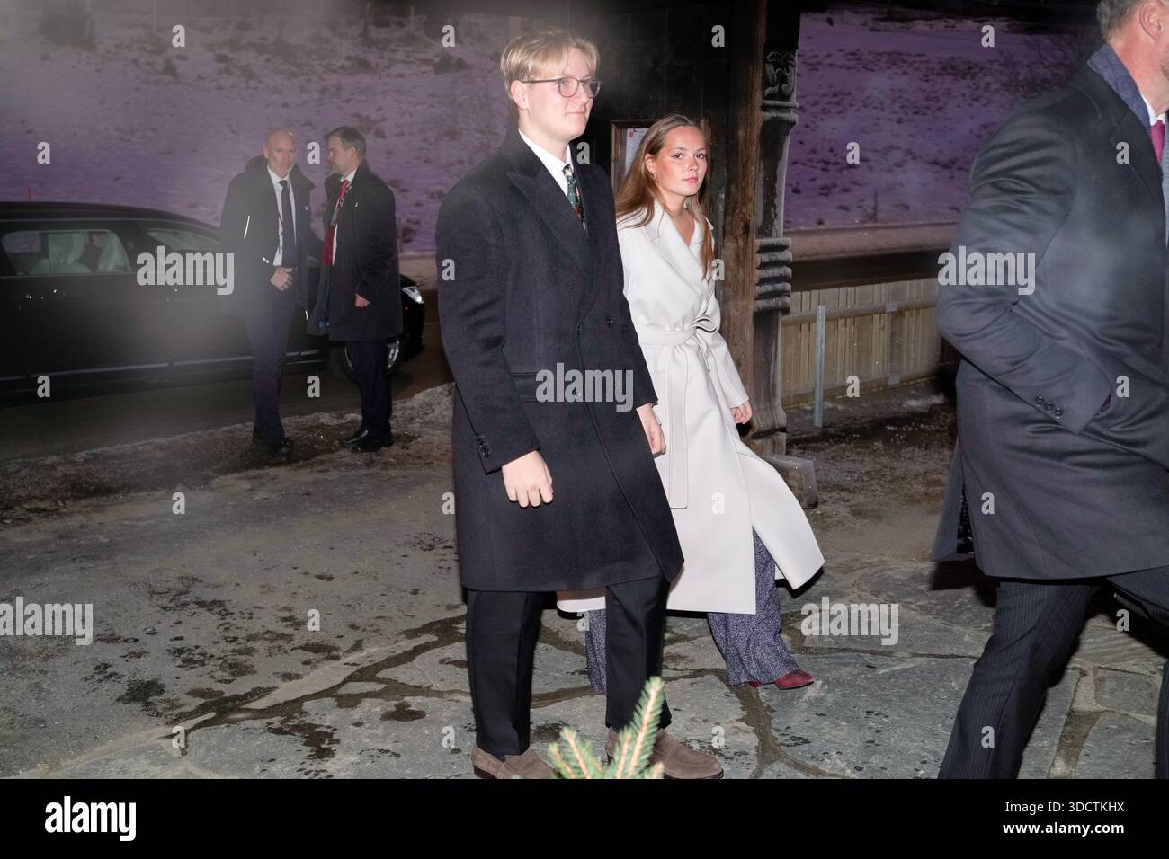 Nore and Uvdal 20251224. Princess Ingrid Alexandra and Prince Sverre ...